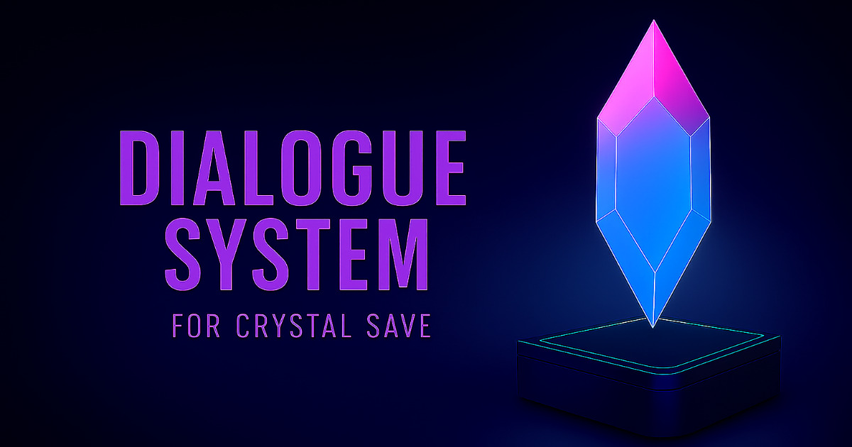 Crystal Save | Dialogue System by Pixel Crushers Save Module | Integration | Unity Asset Store