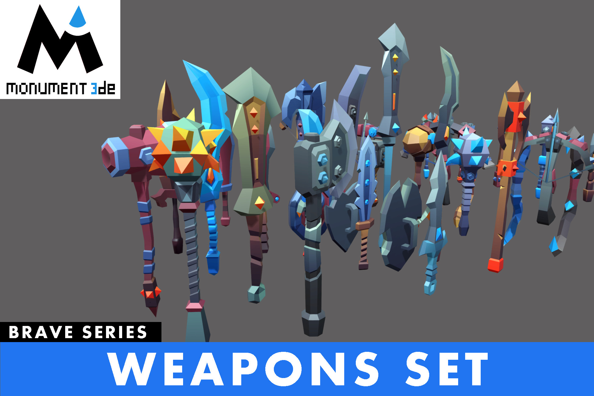 Weapons Set - Brave Series | 3D 武器 | Unity Asset Store