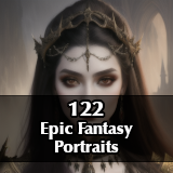 122 Epic Fantasy Portraits