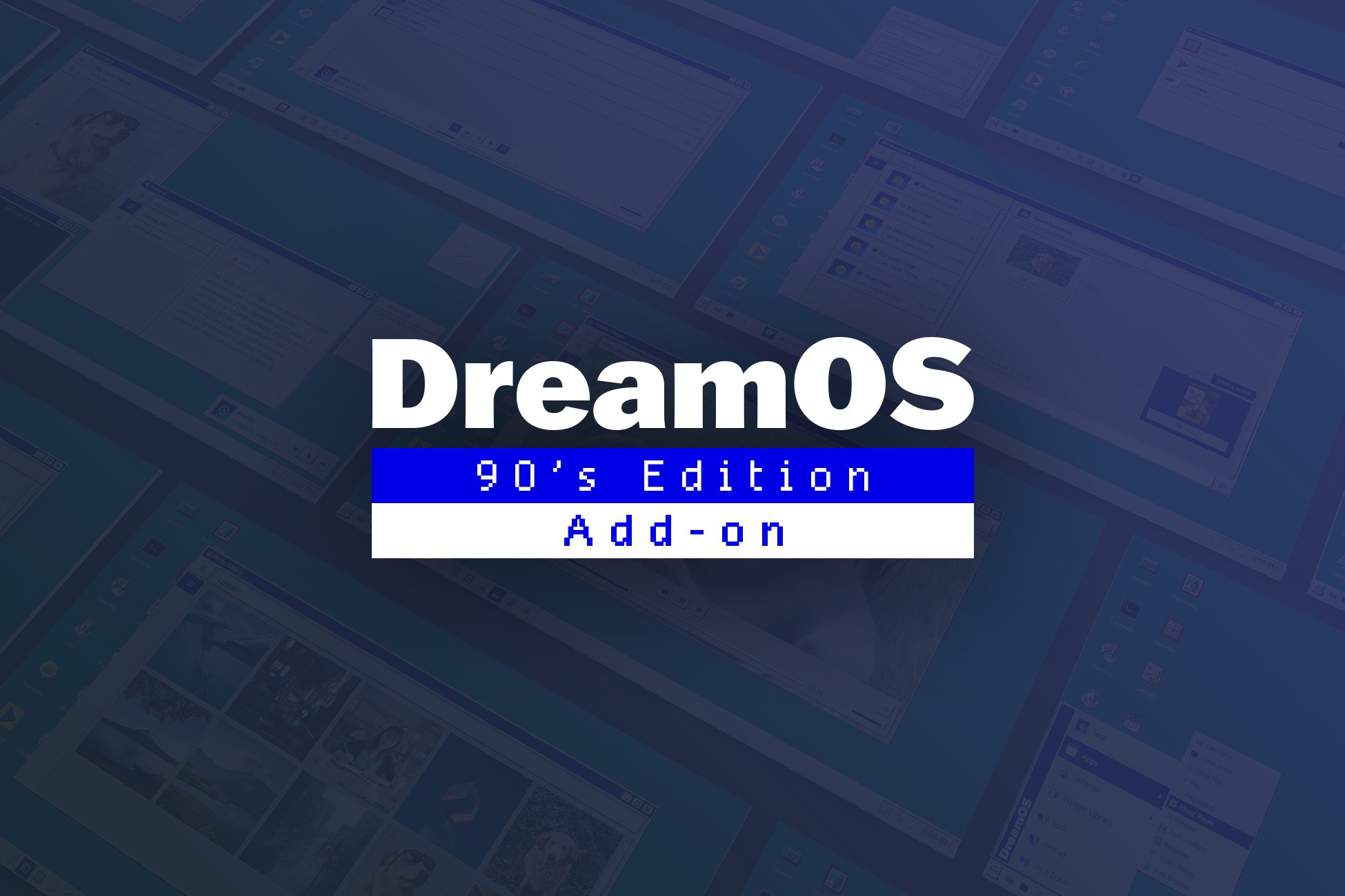 DreamOS - 90s Desktop OS UI (Add-on) | 2D GUI | Unity Asset Store