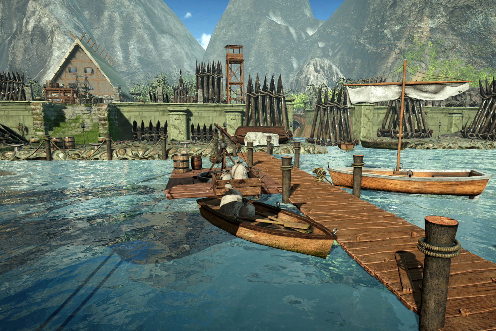 Medieval Harbour (URP) | 3D Historic | Unity Asset Store