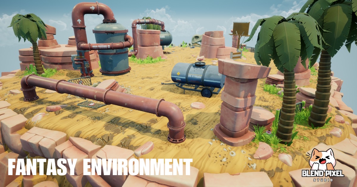 Fantasy Environment - Stylized Desert | 3D Fantasy | Unity Asset Store
