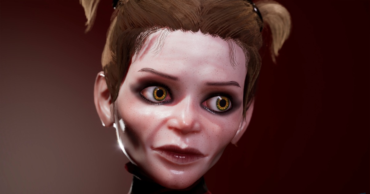 Creepy girl | 3D Humanoids | Unity Asset Store