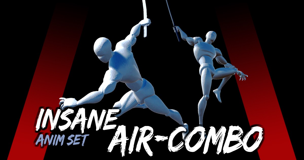 Insane Aircombo AnimSet | 3D Animations | Unity Asset Store