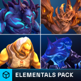 Stylized Fantasy Elementals Pack #2