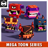 Boximon Pack 10 Mega Toon Series