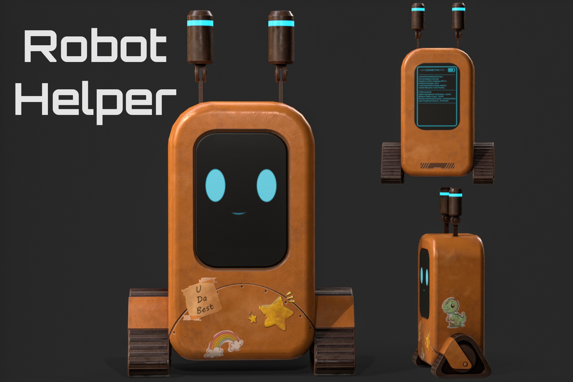 Sci-fi Robot Helper | 3D Electronics | Unity Asset Store