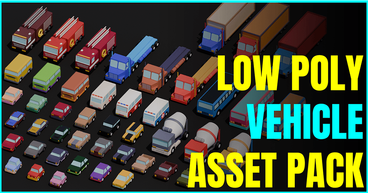 Low Poly 3D Vehicle Pack | 3D Vehicles | Unity Asset Store