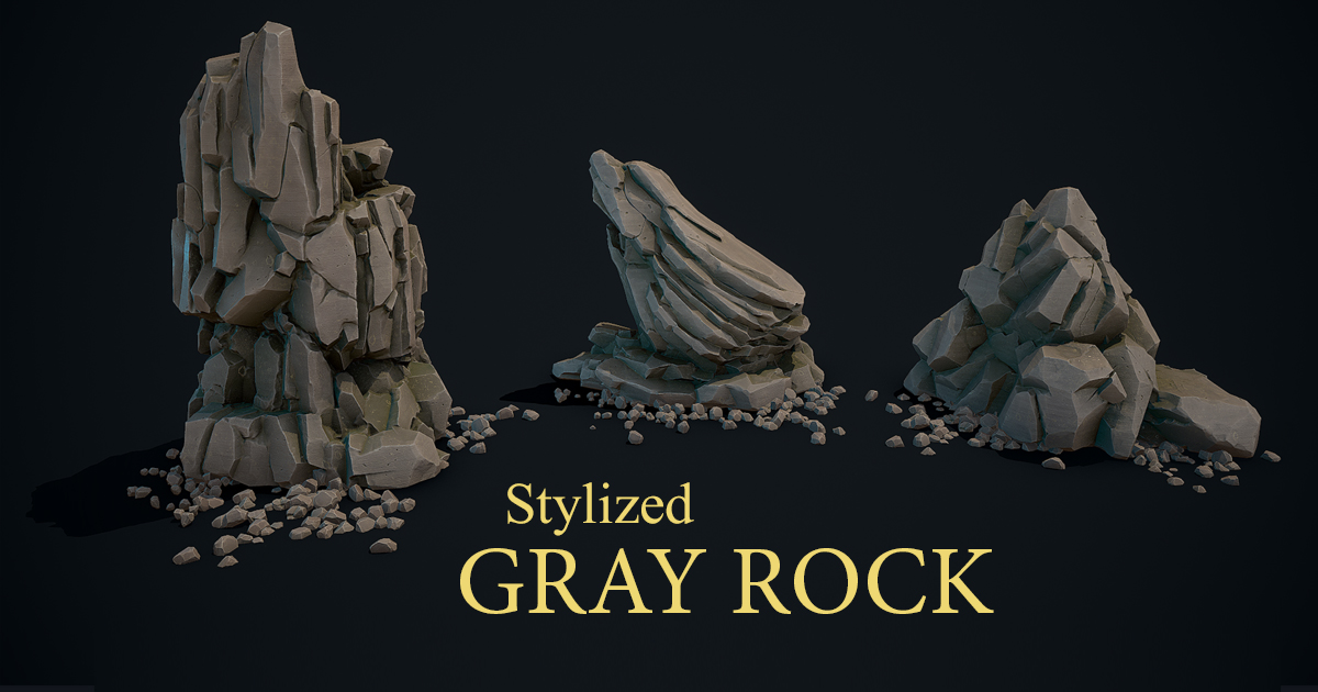 Stylized Gray Stone | 3D Landscapes | Unity Asset Store