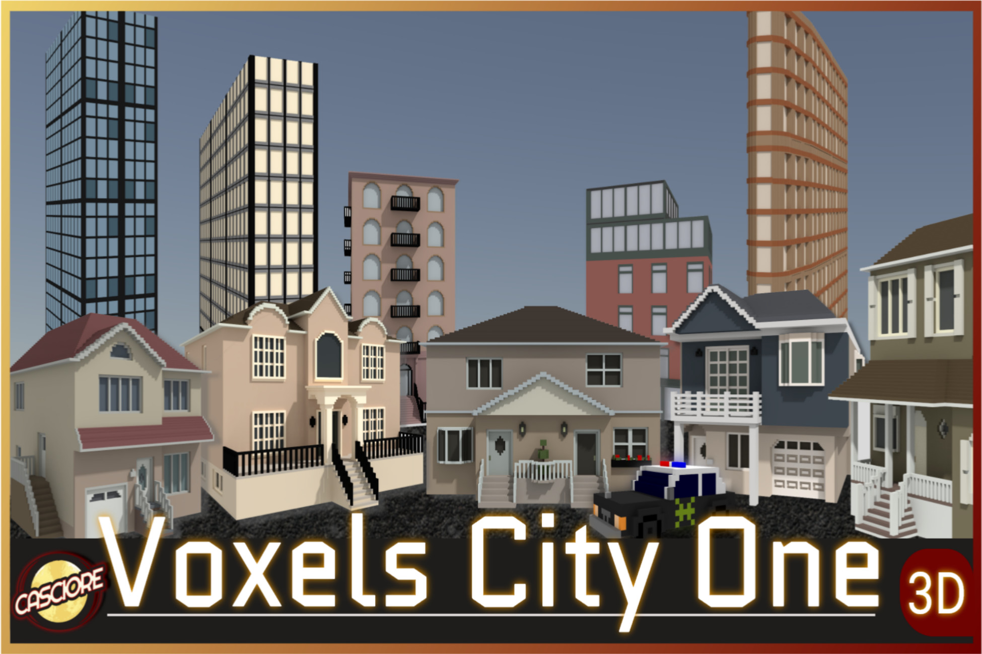Voxels City One | 3D Urban | Unity Asset Store