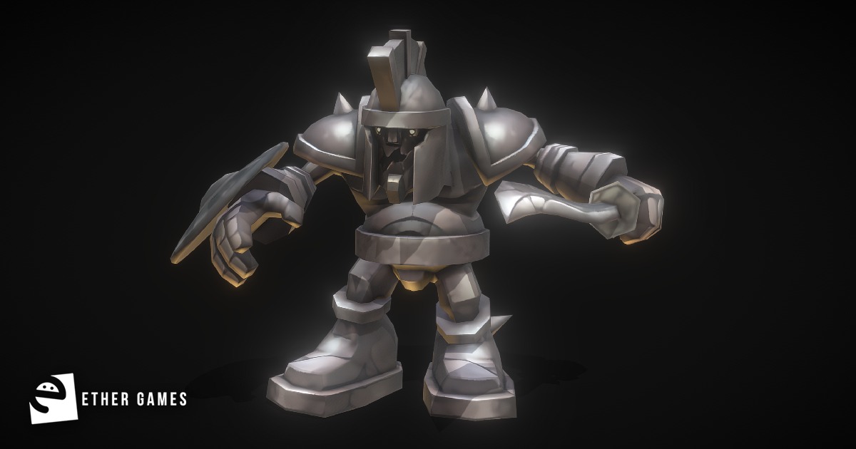 Fantasy Monsters: Stone Golem 2 | 角色 | Unity Asset Store