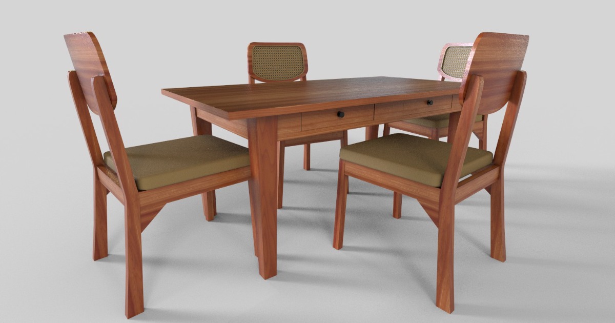 Dining table set Vol 1 - URP | 3D Furniture | Unity Asset Store