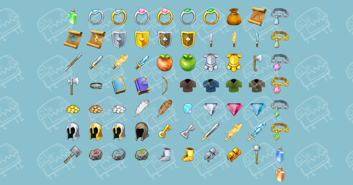 Fantasy RPG Icons 1 | 2D Environments | Unity Asset Store