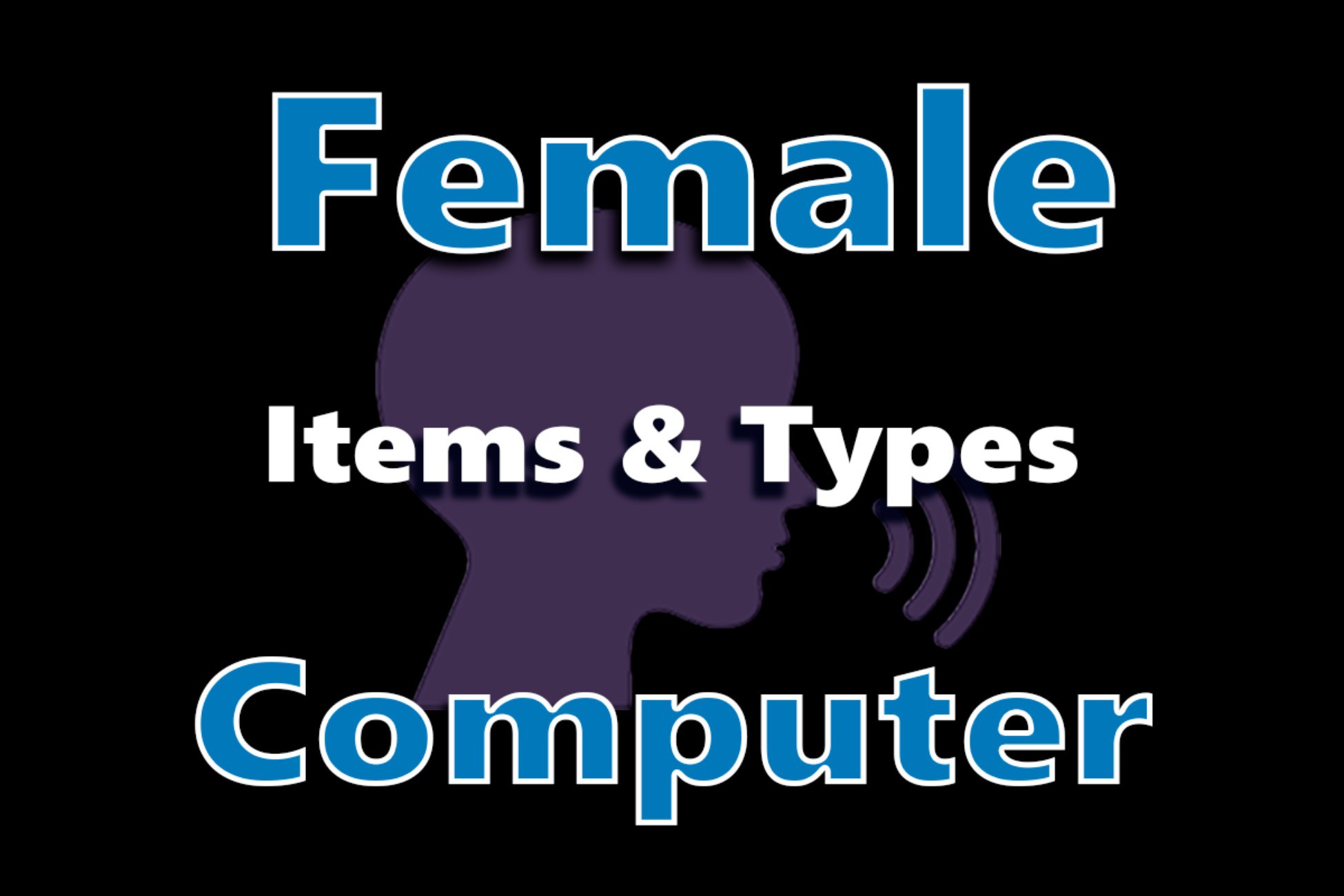 Sci-Fi Female Computer Voice Items & Types | Voices Sound FX | Unity ...