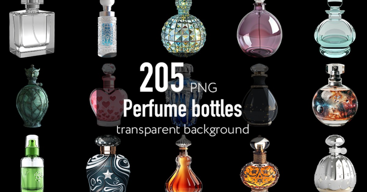 Perfume bottles | 2D | Unity Asset Store