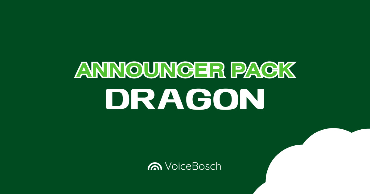 Dragon - Announcer Audio Pack | Voices Sound FX | Unity Asset Store