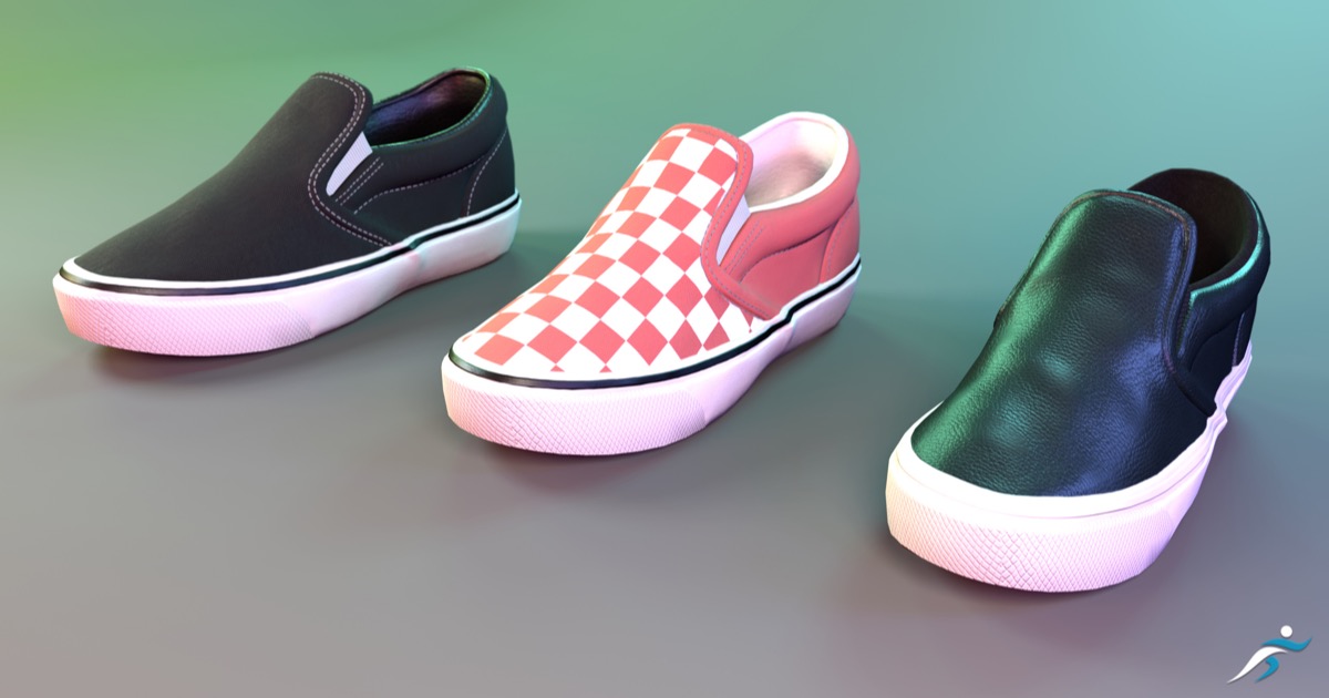 Casual Slip Ons | 3D Clothing | Unity Asset Store