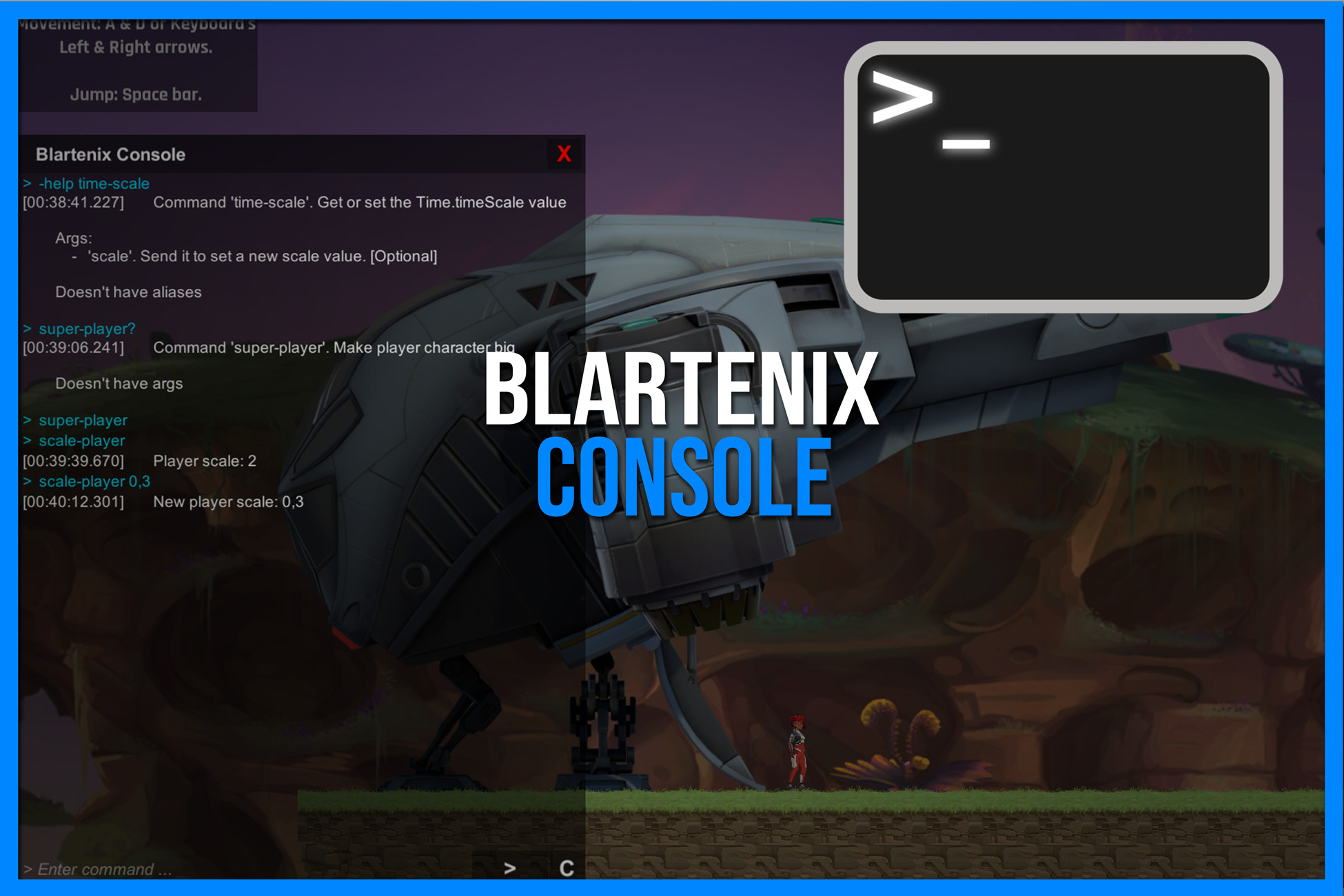 Blartenix Console | Integration | Unity Asset Store