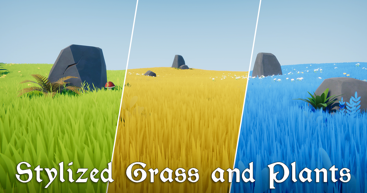Stylized Grass and Plants | 3D Vegetation | Unity Asset Store