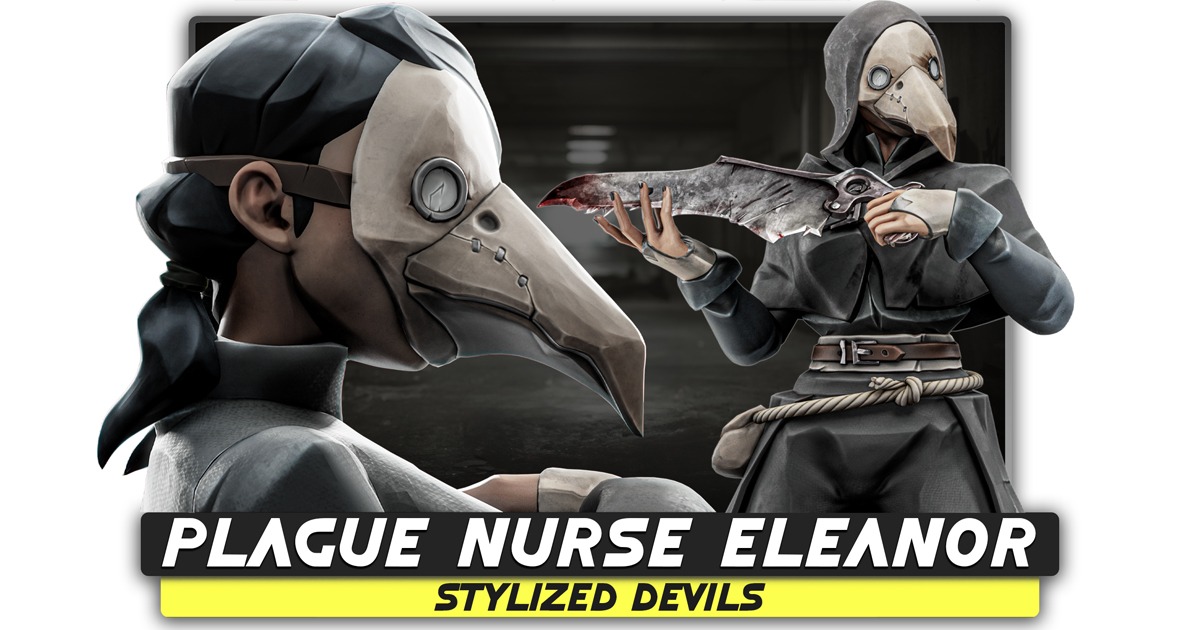 Nurse Plague Girl - Beaked Mask Woman from Stylized Medieval RPG ...