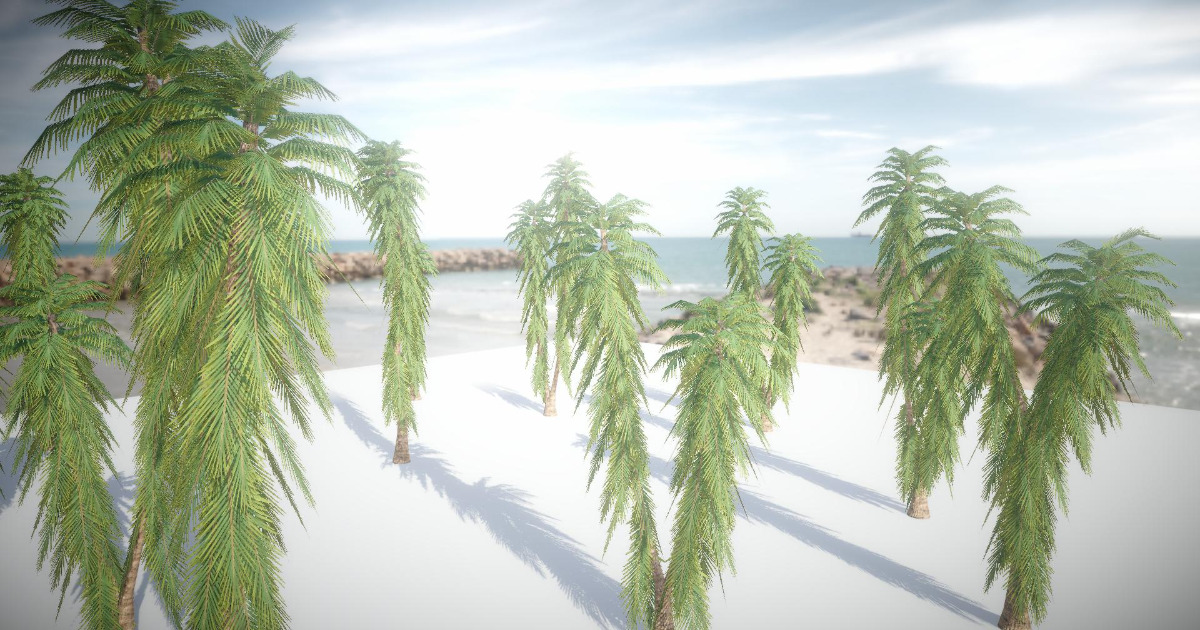 URP Palm Tree 9 (Mobile) | 3D Trees | Unity Asset Store