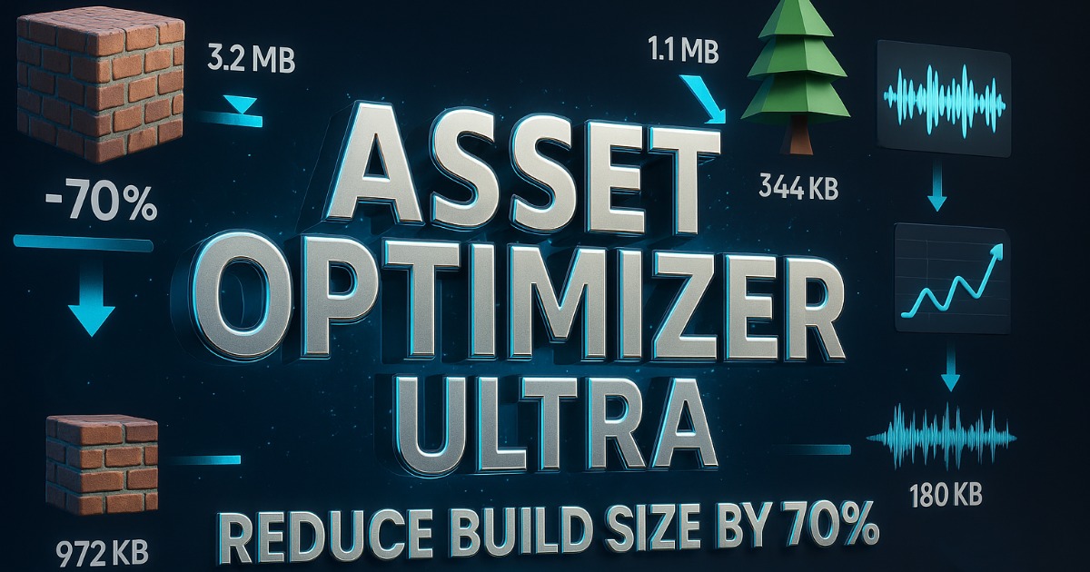 Asset Optimizer Ultra Utilities Tools Unity Asset Store