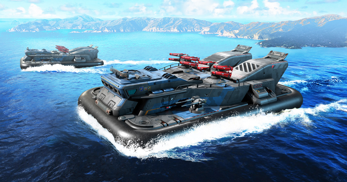 WARSHIPS - Hovercraft | 3D 운송도구 | Unity Asset Store