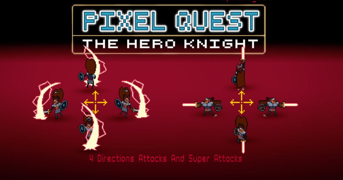 2D Pixel Quest Vol.4: The Hero Knight | 2D 角色 | Unity Asset Store