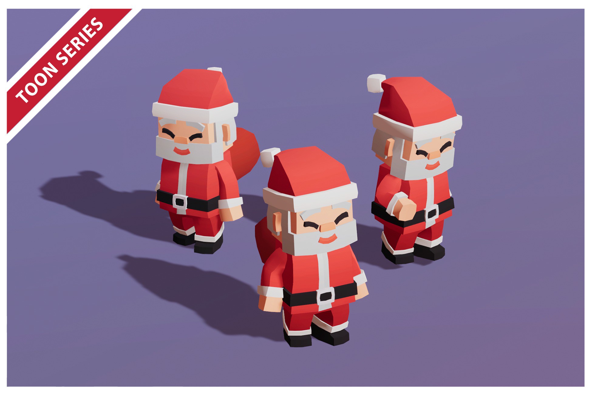 Santa Claus Toon Series | 3D Humanoids | Unity Asset Store