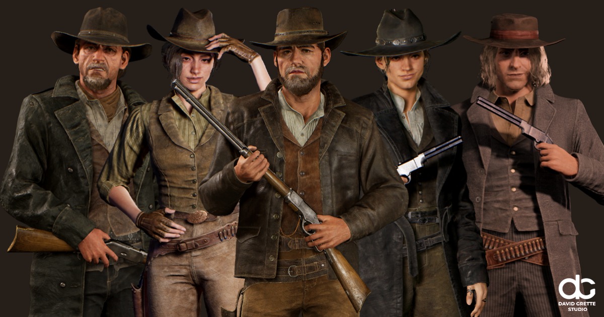 Western Characters Bundle 2025 - Complete Collection | Characters ...