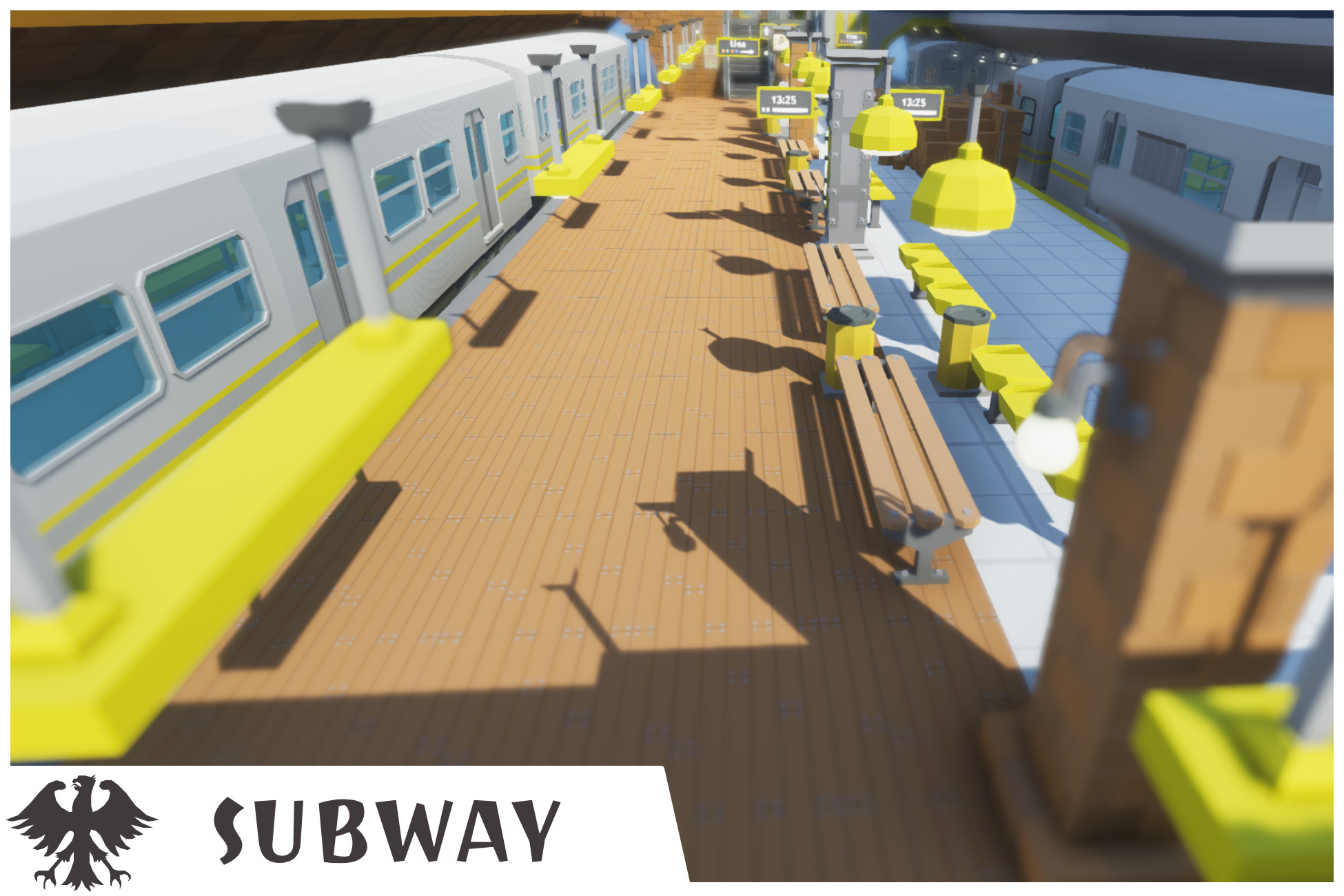 low poly subway pack | 3D Dungeons | Unity Asset Store