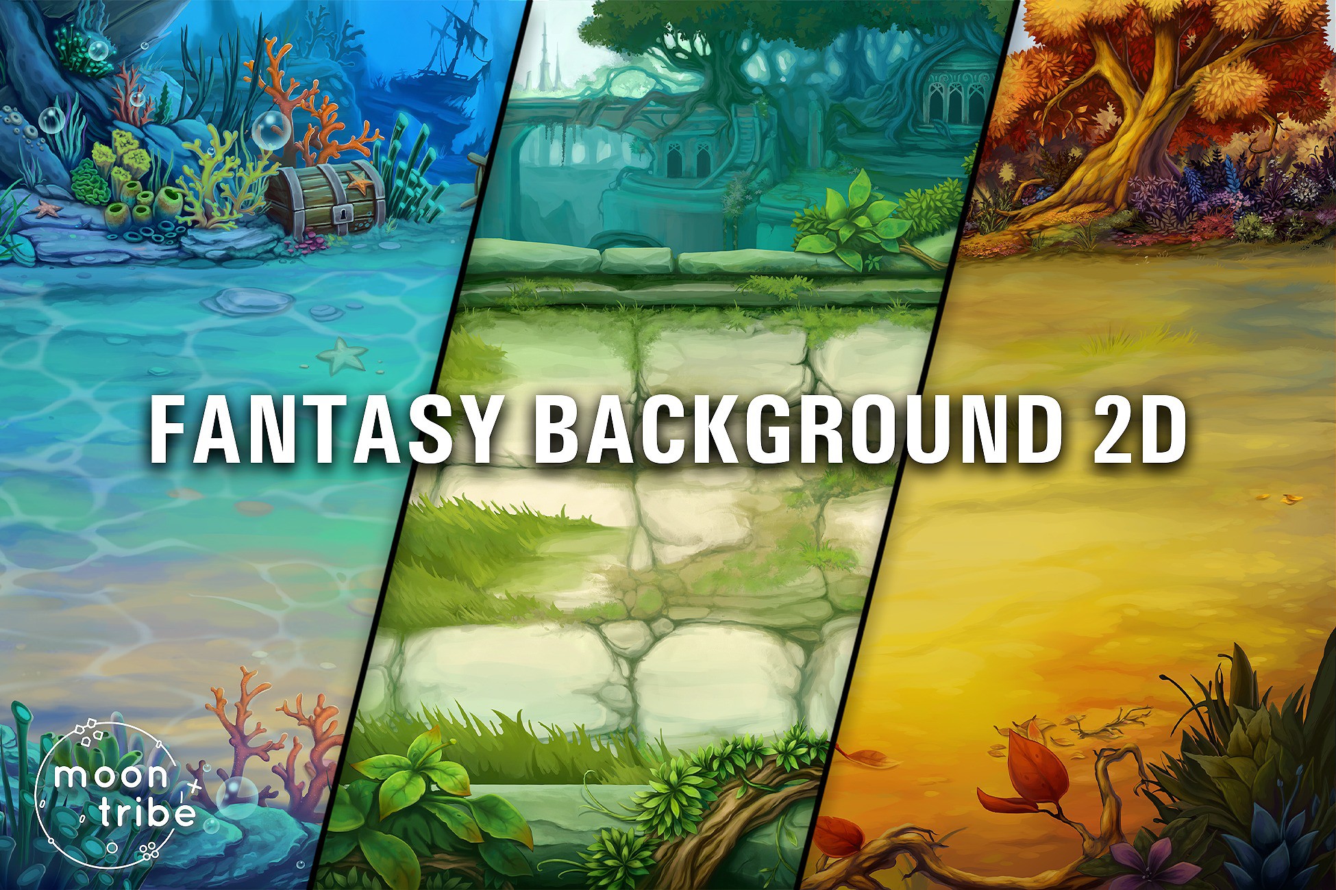 Fantasy Backgrounds #1 | 2D Environments | Unity Asset Store