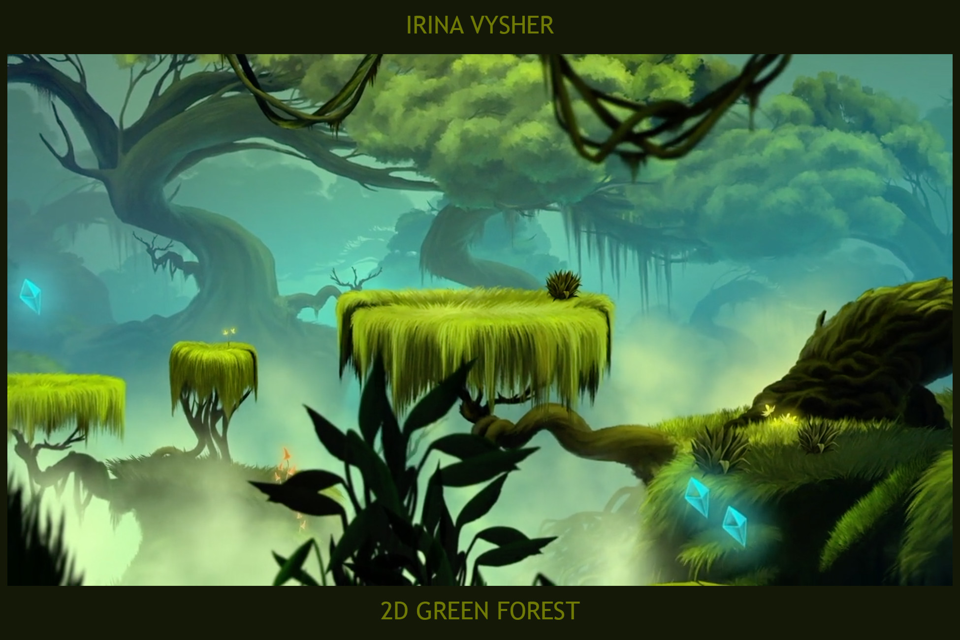 2D Green Forest | 2D Environments | Unity Asset Store