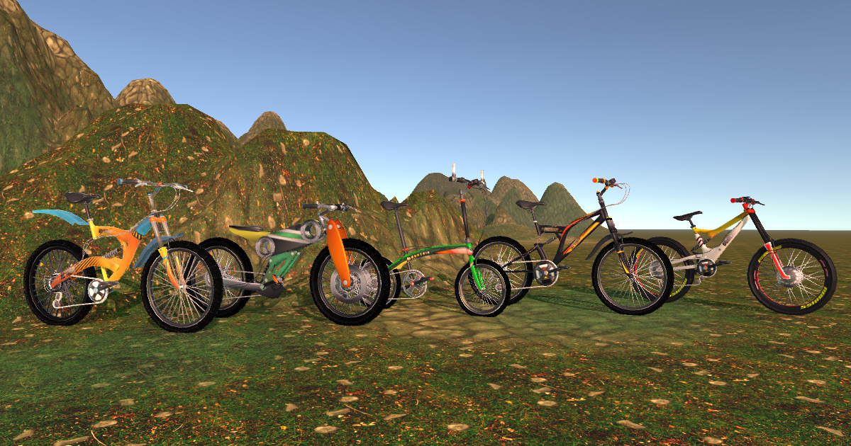Mountain Bike Pack | 3D | Unity Asset Store