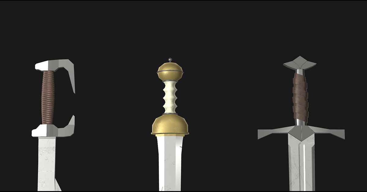 Swords Props I | 3D 武器 | Unity Asset Store
