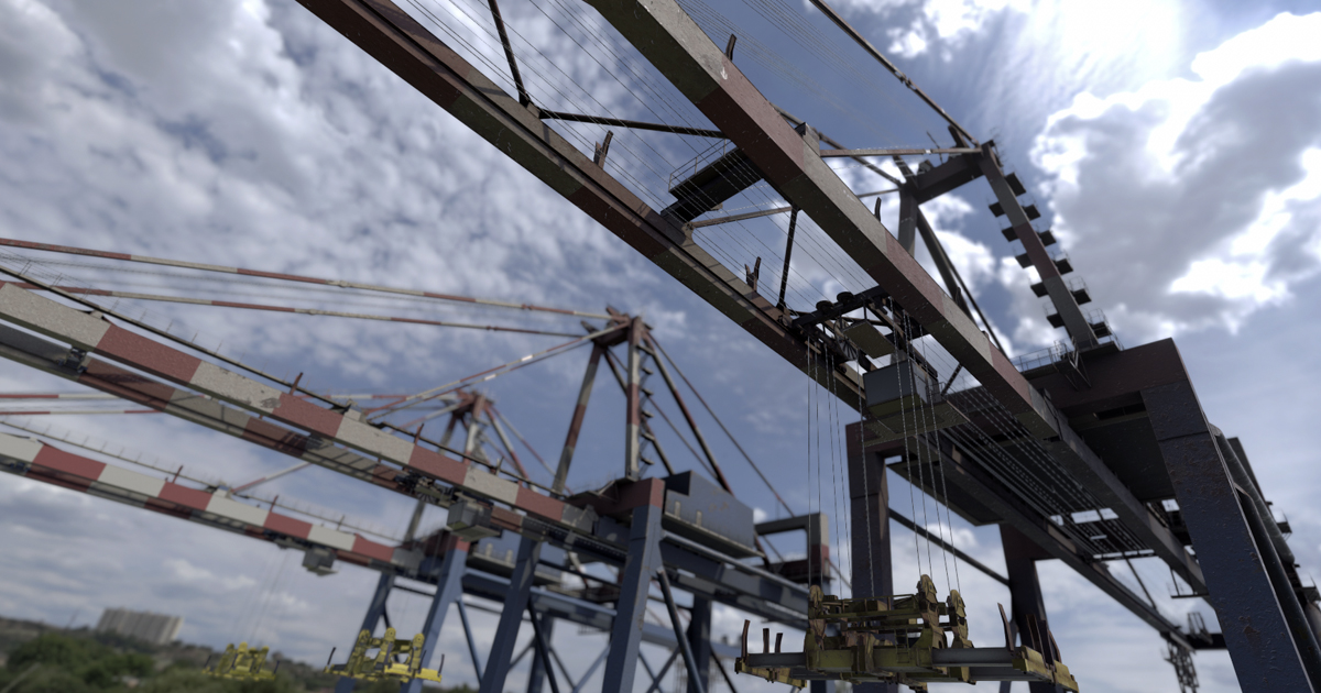 Harbor Crane | 3D Industrial | Unity Asset Store