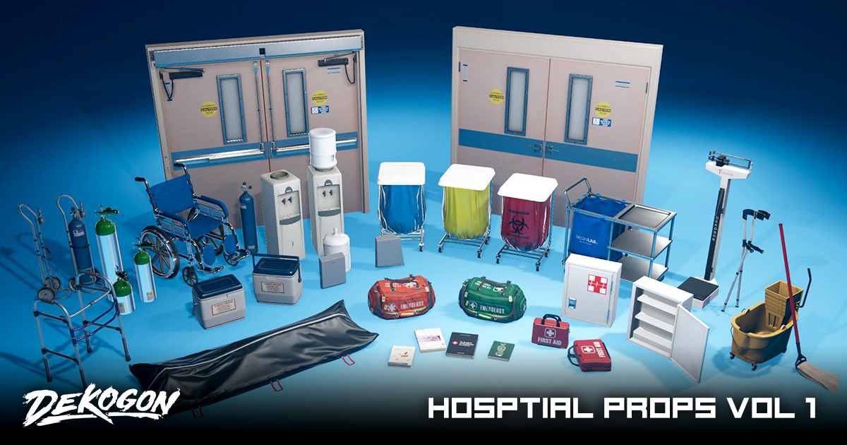 Hospital Props - VOL.1 | 3D Props | Unity Asset Store