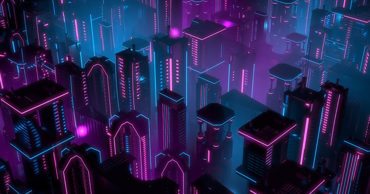 Neon Buildings | 3D Sci-Fi | Unity Asset Store