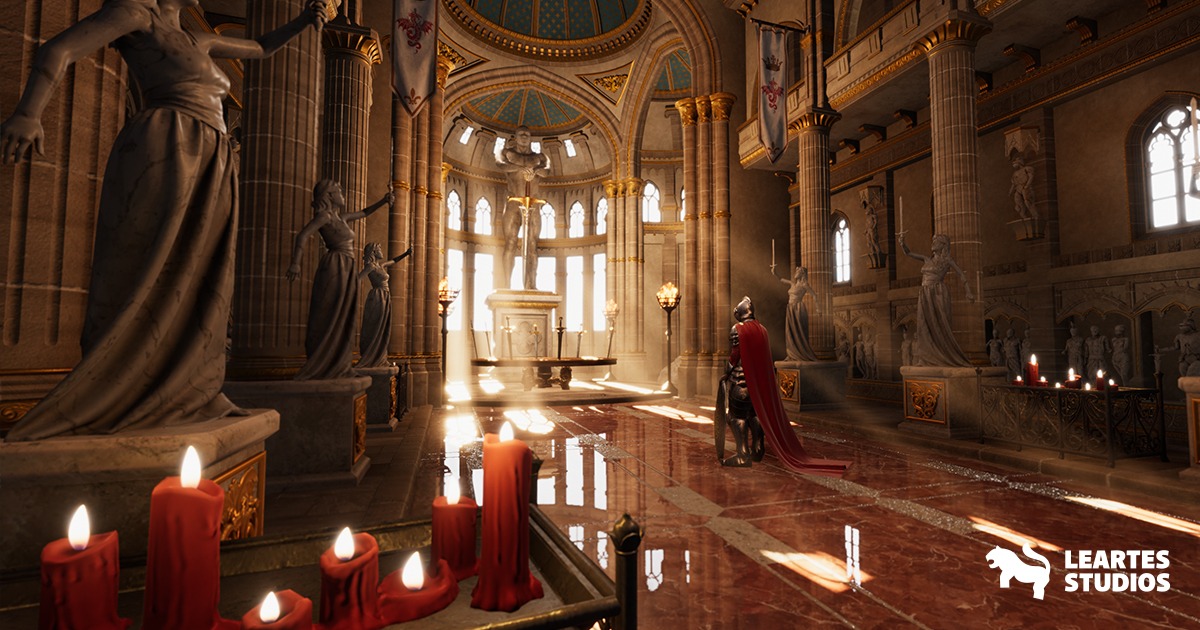 King Arthur Castle Interior Environment | 3D Fantasy | Unity Asset Store
