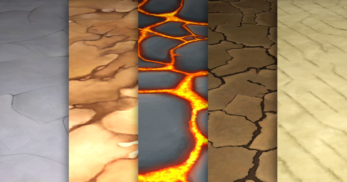 Texture Set Vol.76 Hand Painted Stone | 2D Textures & Materials | Unity ...