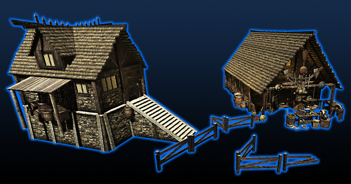 PB Thunder Hammer Forge | 3D Fantasy | Unity Asset Store