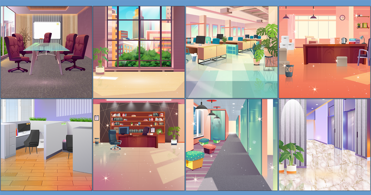 Office Backgrounds 2 | 2D Environments | Unity Asset Store