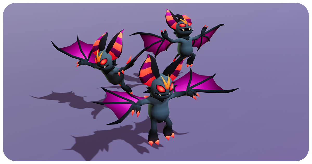 Bat Lord Cute Series | 3D Creatures | Unity Asset Store
