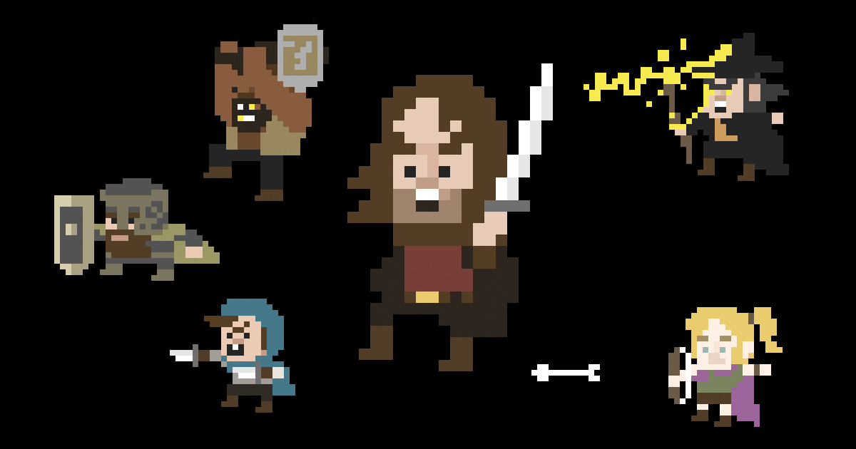 LIKEDOJI Pixel Character Collection Volume 01 | 2D Characters | Unity ...