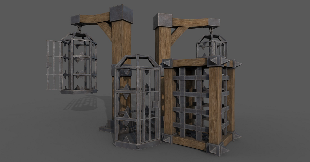 Prison Cells | 3D Props | Unity Asset Store