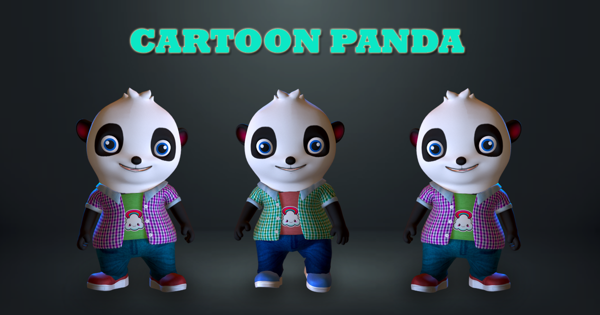 Humanoid Cartoon Panda | Characters | Unity Asset Store