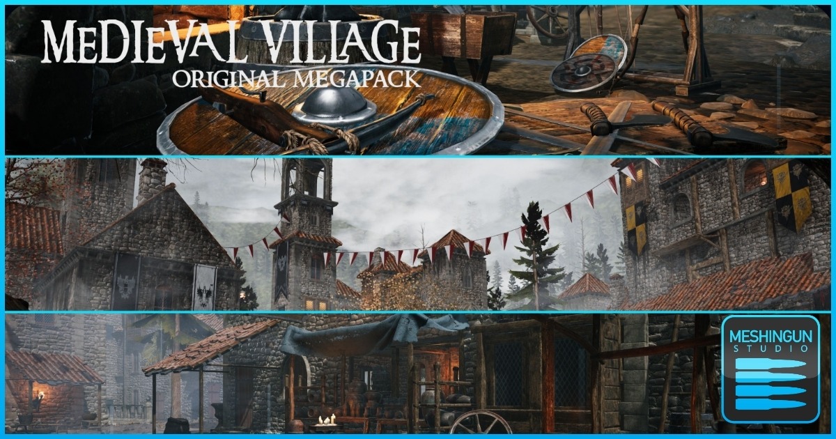 Medieval Village Megapack | 3D Environments | Unity Asset Store