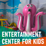 Entertainment center for kids - interior and props