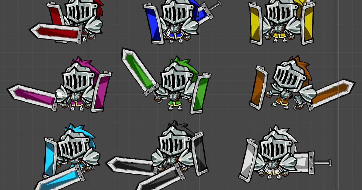 2D_Character_Knight | 2D Characters | Unity Asset Store