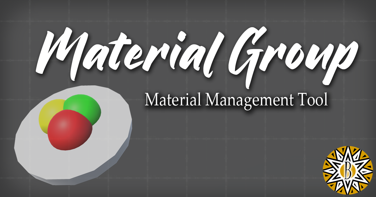 Material Group | Utilities Tools | Unity Asset Store